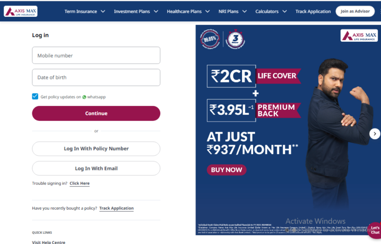 Max Life Policy Details By Policy Number