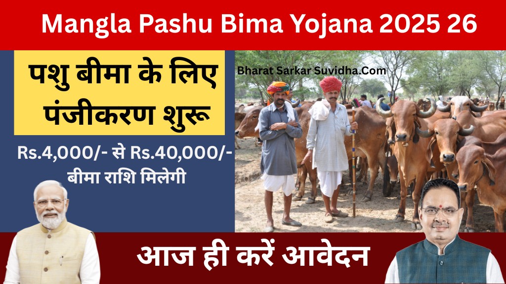 Mangla Pashu Bima Yojana 2025-26: Rajasthan Pashupalako ke liye Badi ...